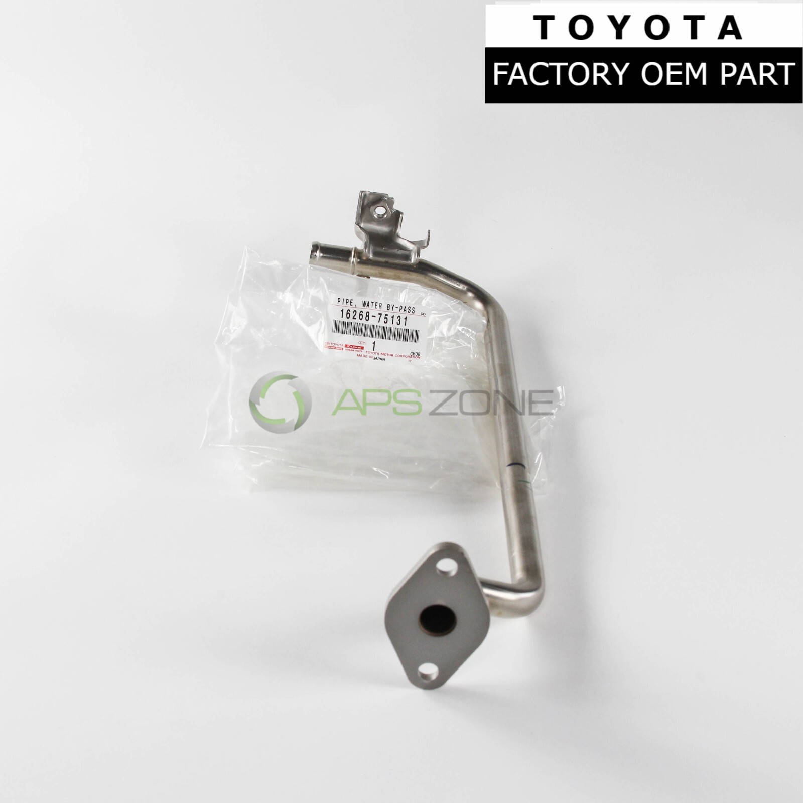 GENUINE TOYOTA TACOMA 2018-2023 2.7L WATER BYPASS PIPE NO. 1 OEM 16268 ...