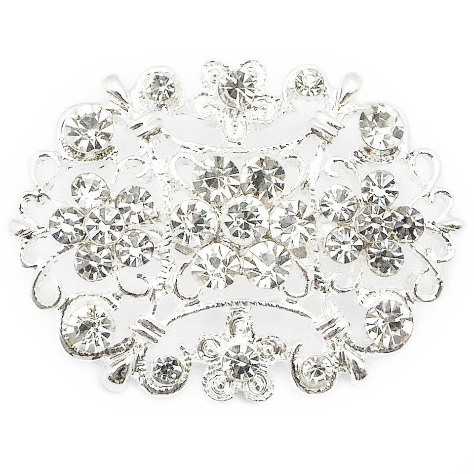 New Pin Brooches for Wedding Bouquets Women Ladies Dress Sterling ...