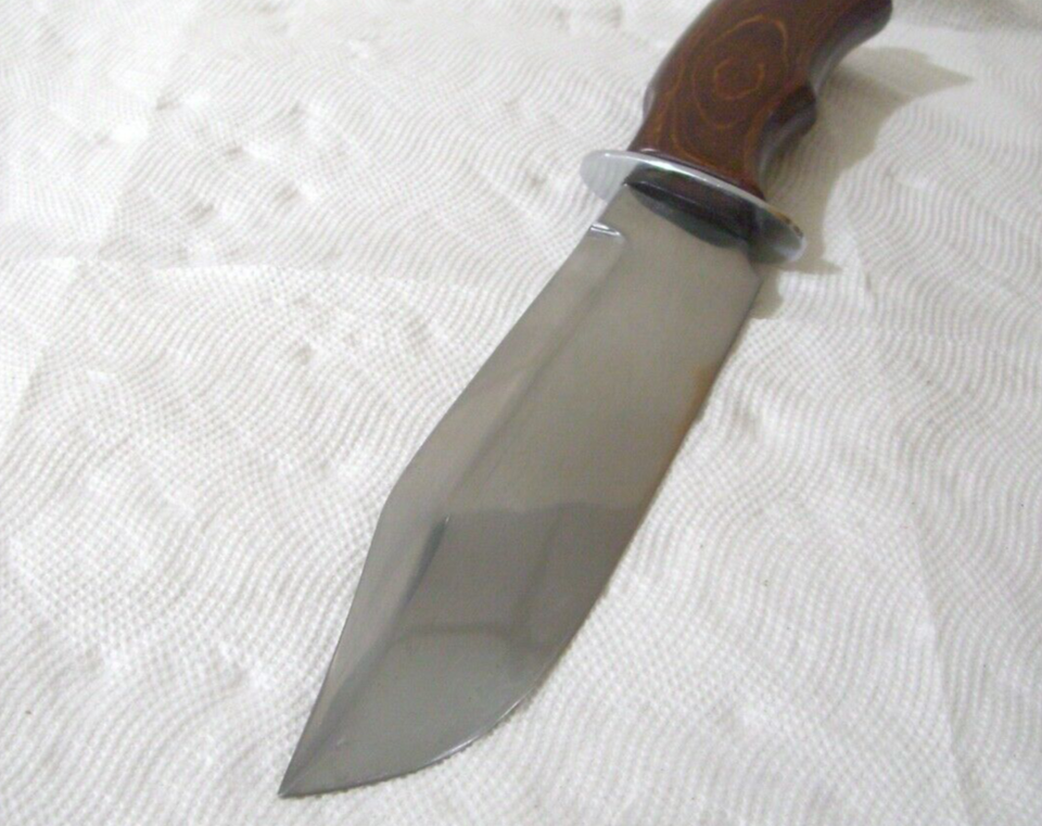 RARE VINTAGE FIGHTING COMBAT KNIFE & SHEATH Survival Bowie WILKINSON ...