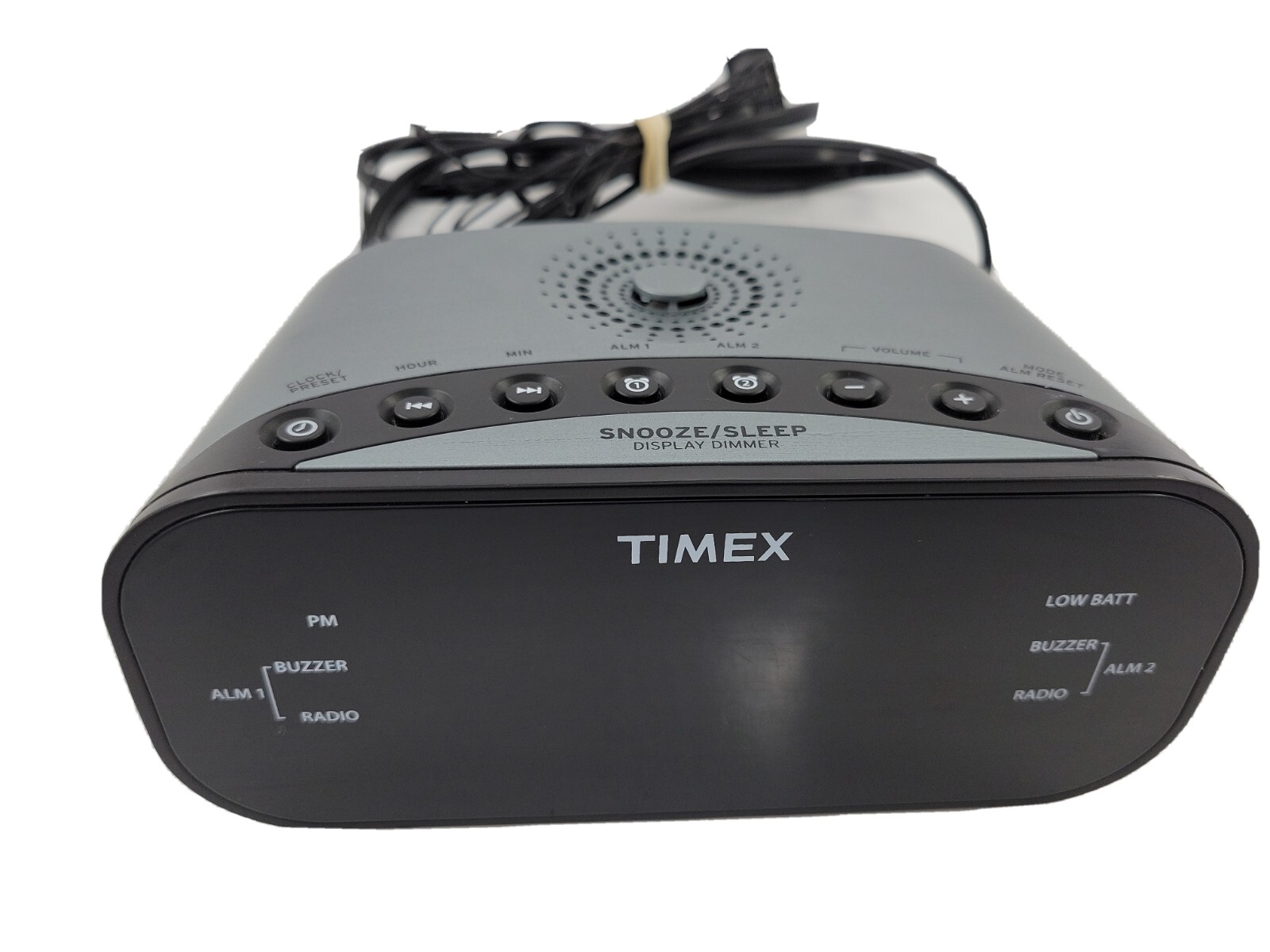 Timex T231Y Alarm Clock Radio 2 Alarm Radio Buzzer Display Dimmer ...