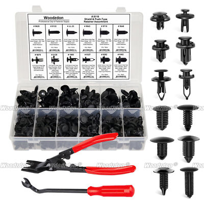 330 Clips +2 Pry Tool Automotive Push Pins Retainer For GM Ford For ...