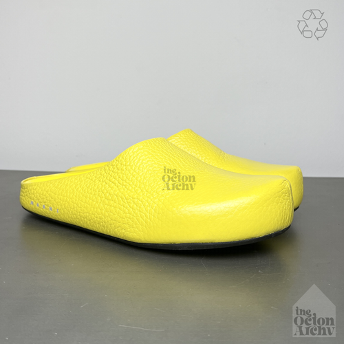 Size 44 EU Marni Fussbet Sabot Loafers 'Yellow' SBMR001400 P4554 Pre ...