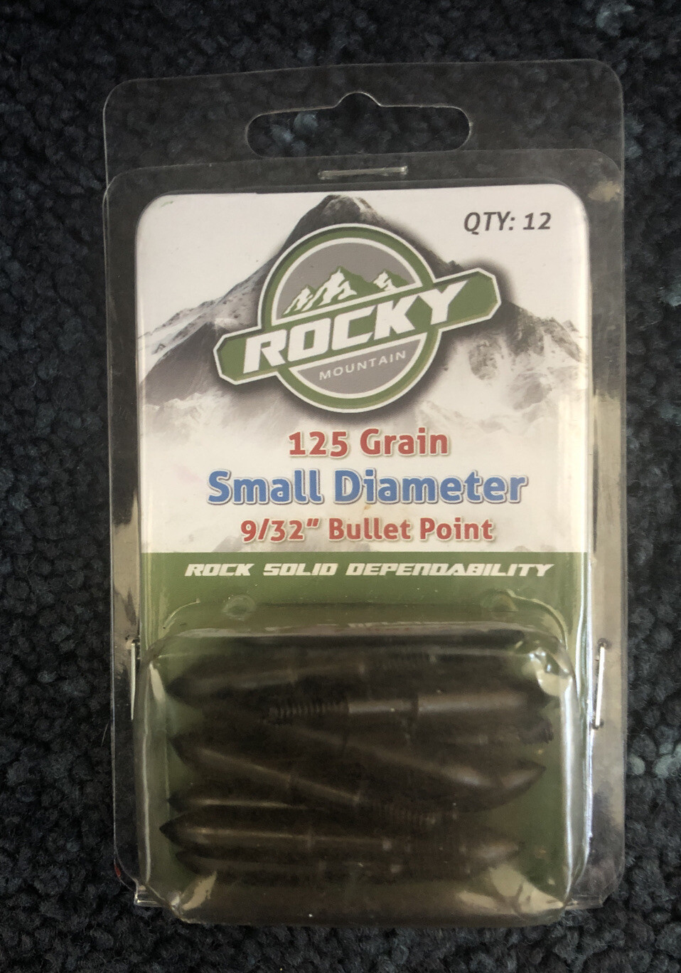 New Rocky Mountain Bullet Point 9/32 125 Grain (12 Pack) | eBay