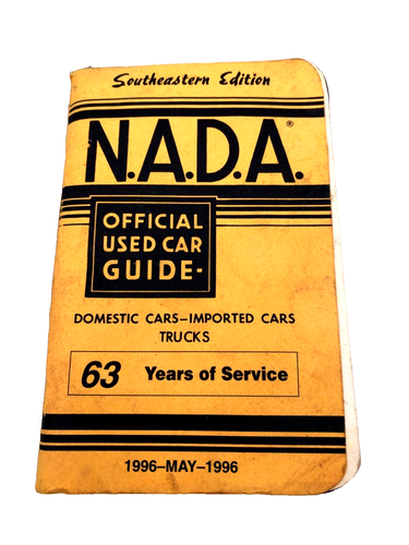VTG NADA 1996 May Southeastern Edition Official Used Guide Cars Trucks ...