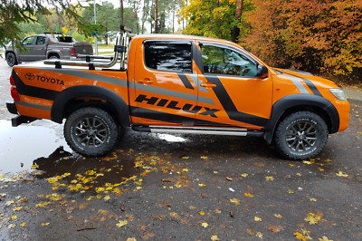 Toyota HILUX 4 pcs (1 set) Side Decal sticker TRD With premium Vinyl | eBay