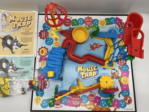 Milton Bradley Mouse Trap Marbles Board Game 1994 Missing 2 Pieces Of ...