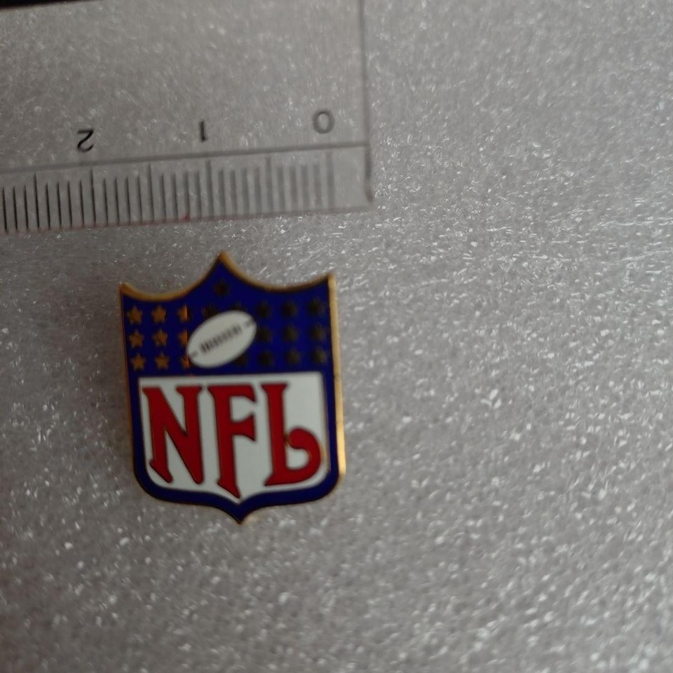 NFL Logo Pin Badge, Metal, Blue, Red, White Collectible, Used RR6 | eBay