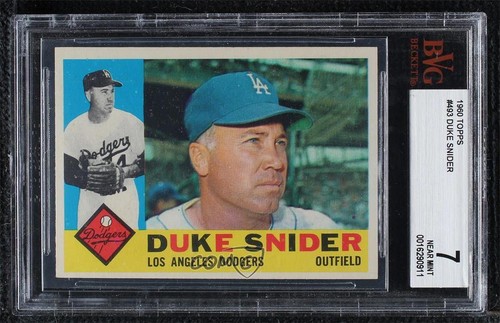1960 Topps Duke Snider #493 BVG 7 HOF | eBay