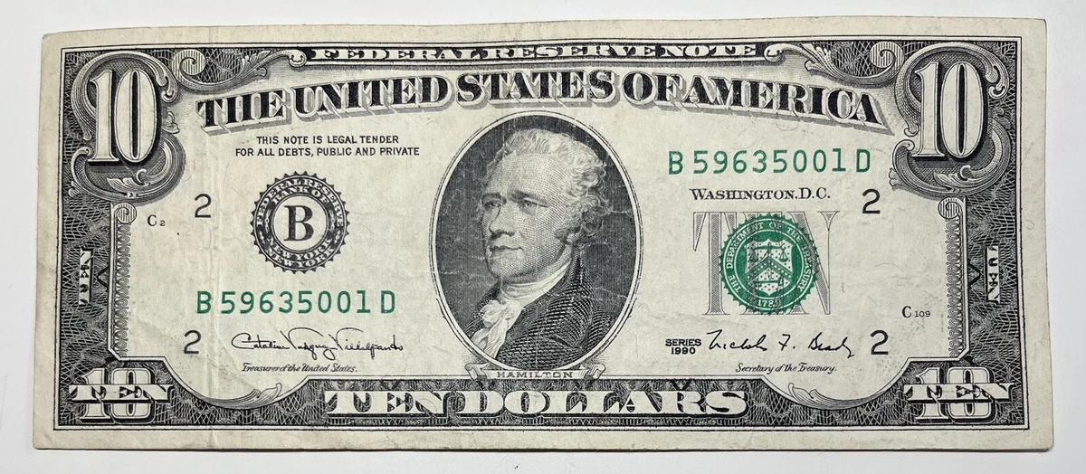 Old Ten Dollar Bill