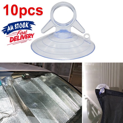 10x Kitchen Window Suckers Mushroom Head Plastic Sucker Pads Clear ...
