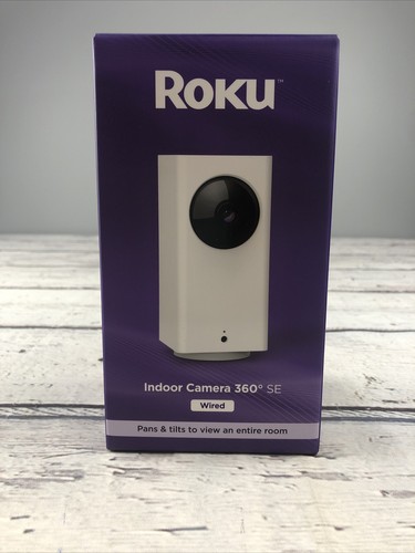 New Roku CP1000R indoor Security camera 360 New In Box Wifi App Sealed ...