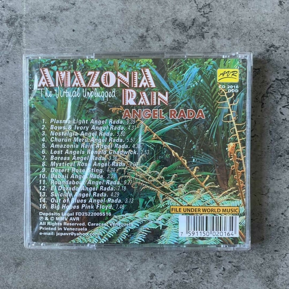 Angel Rada ‎– Amazonia Rain [2005] CD Venezuela Electronic New Age AVR ...