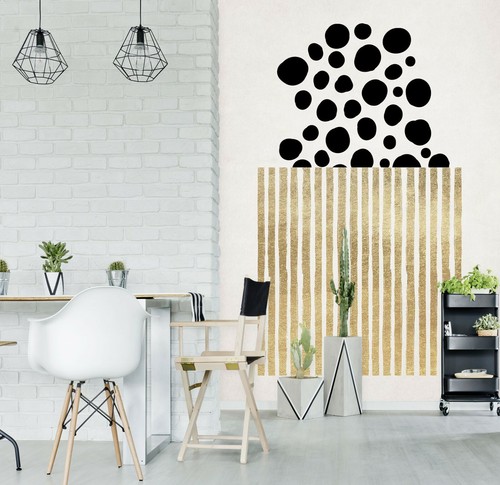 3D Golden Lines O298 Wallpaper Wall Mural Self-adhesive Boris Drasch ...