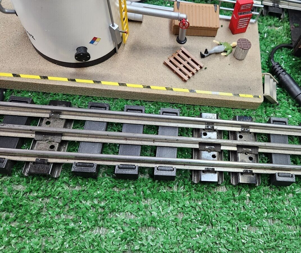 Snap on Railroad Ties for O Gauge Model Railroads Using Tubular Train ...