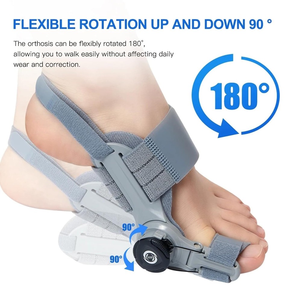 Orthopedic Bunion Corrector Adjustable Splint Big Toe Anti-Slip ...