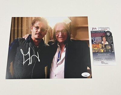 GEORGE JUNG SIGNED 8x10 PHOTO JOHNNY DEPP BLOW MOVIE INSPIRATION JSA ...