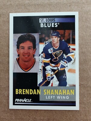 BRENDAN SHANAHAN St. Louis BLUES 1991-92 PINNACLE HOCKEY CARD #41 | eBay