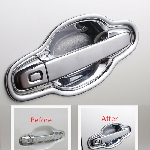 ABS Chrome Door Handle Bowl Cover Trim 8pcs 2016 - 2019 For Toyota ...