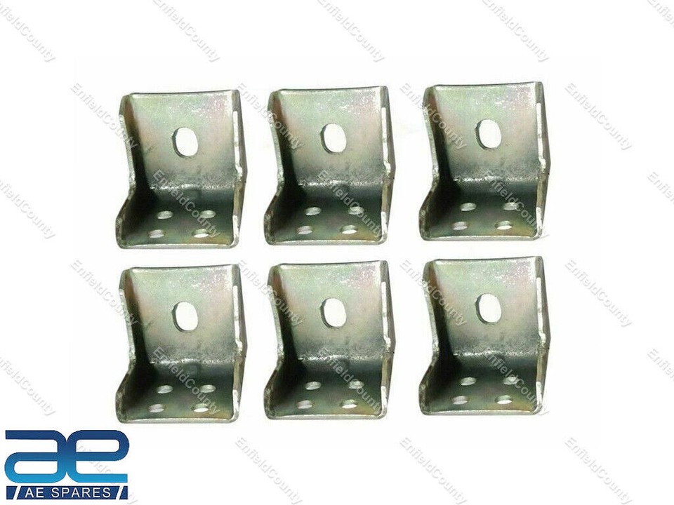 6pcs Frame Body Mount Bracket Fits willys jeep MB CJ2A CJ3A CJ3B M38 ...