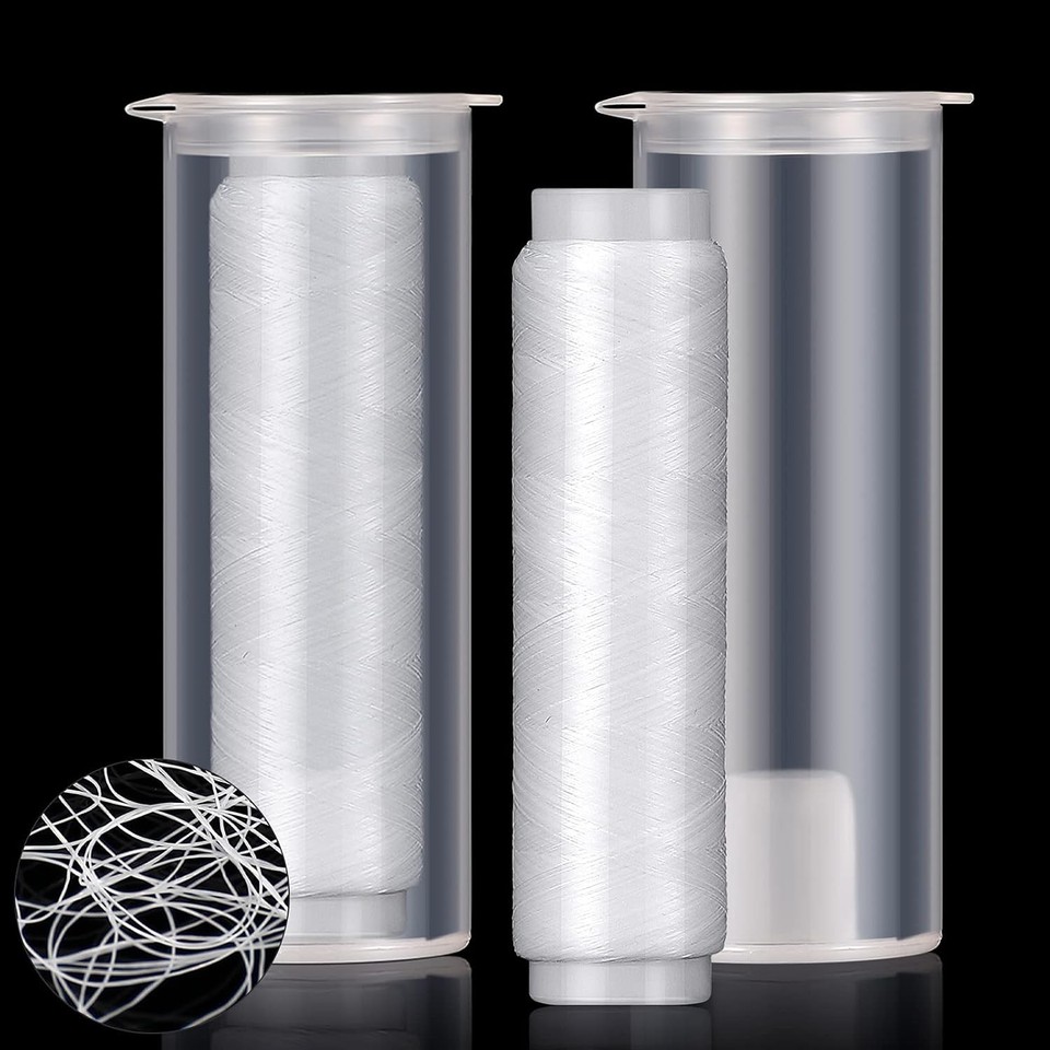 Invisible Nylon Fishing Thread - 0.2 mm, 656 ft - Easy Knotless Bait ...