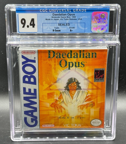 Daedalian Opus Nintendo Game Boy Sealed New CGC 9.4 A+ Graded VIC TOKAI ...