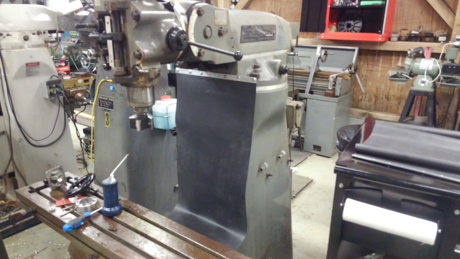 MADE IN USA Bridgeport Milling Machine Way Cover, Back Column, DRO ...