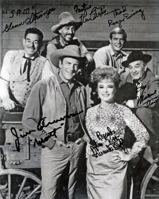 Gunsmoke cast 8.5x11 signed Photo Reprint. | eBay