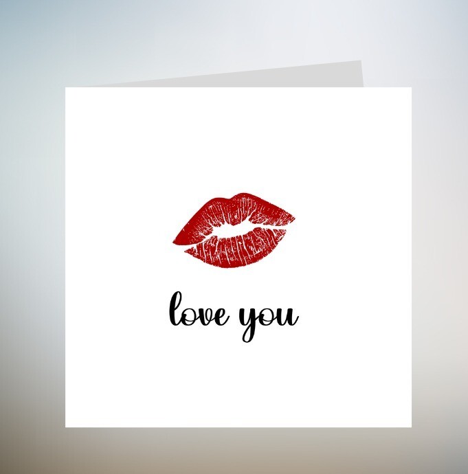 Personalised Lipstick Kiss printed- Lips | Grelly UK