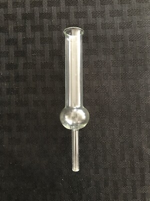 Laboratory Glass Straight Drying Tube with Plain Ends 126mm H x 25.6mm ...