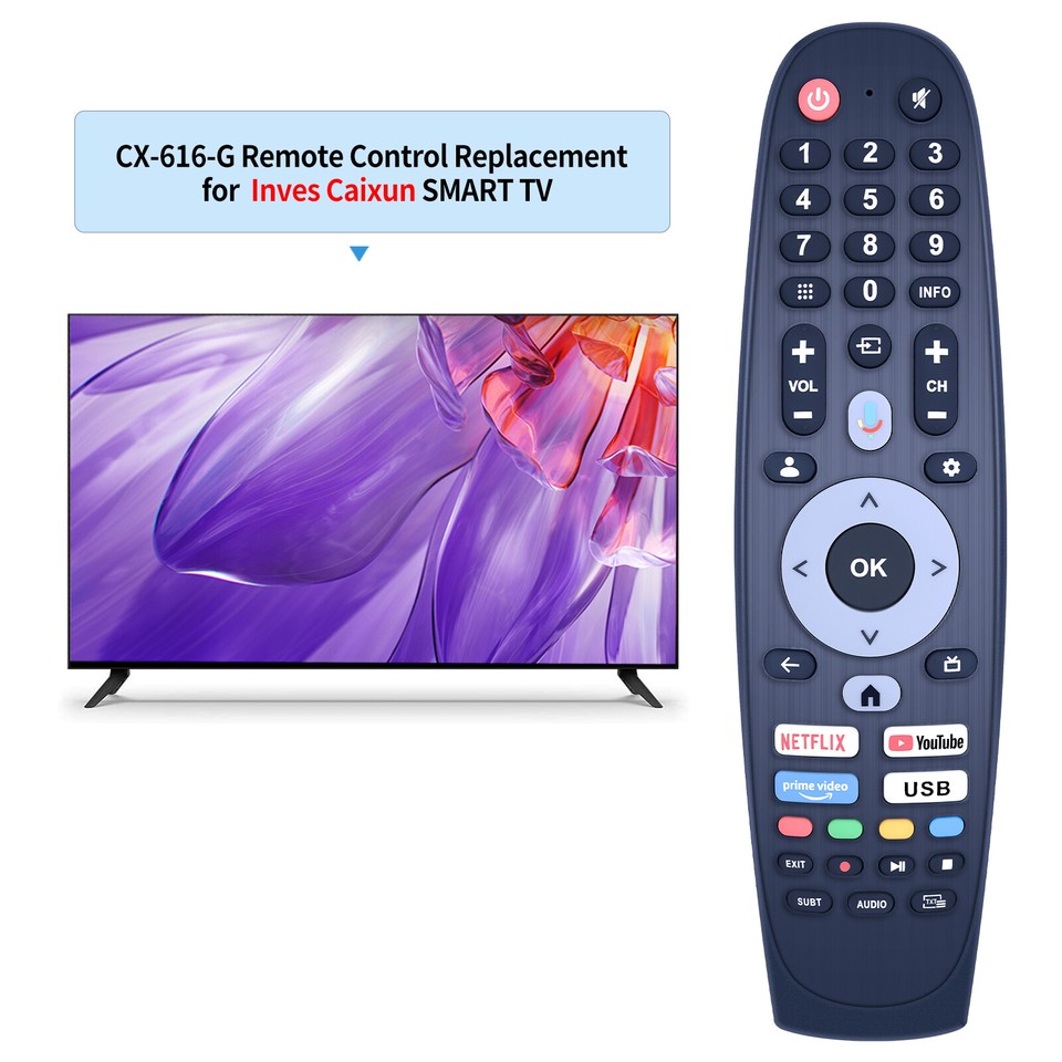 Remote For Inves Caixun Cx-616-g Fu Digiclass Kodak Impex Star X Smart ...