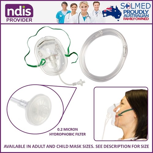 ADULT CAPNOGRAPHY OXYGEN MASK WITH 3.0M STAR LUMEN NON KINK TUBING ...