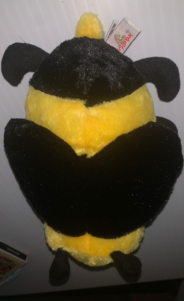 Unipak Bumblebee Yellow Black Striped Stuffed Animal 10" Plush | eBay