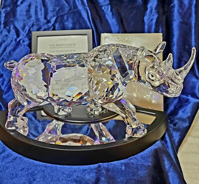 Swarovski Limited Edition 2008 Large "RHINOCEROS" 945461 Crystal ...