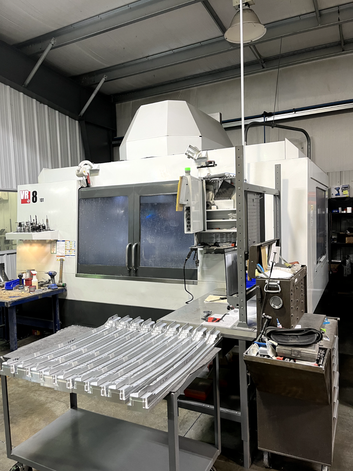 Haas VR-8 5 Axis VMC, 2011 - Programable Coolant, Probe, HSM, 2 ...
