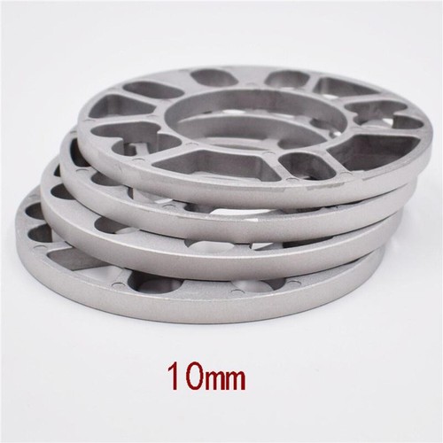 4PCs 10mm Alloy Aluminum Wheel Spacers Shims Spacer Universal 4/5 Stud Car Kit | eBay