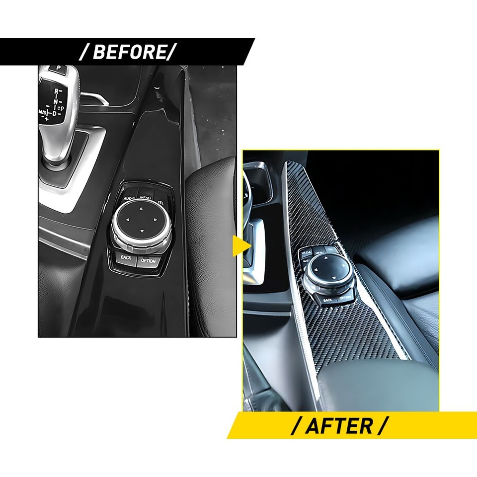 Inner Multimedia Panel Cover Trim For BMW 3 Series Gran Turismo F34 ...