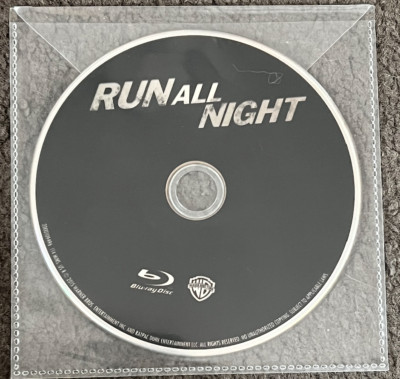 NEW RUN ALL NIGHT (2015) - Blu-ray disc only in clear plastic envelope ...