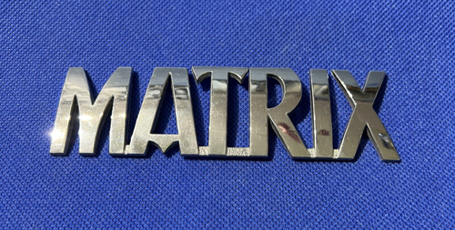 TOYOTA MATRIX - CAR BADGE / EMBLEM - 127 X 37 MM | eBay