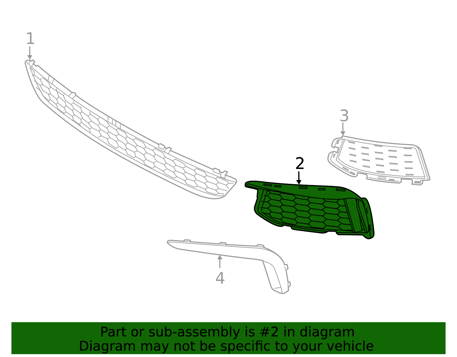 Genuine BMW Outer Grille 51-11-8-098-684 for sale online | eBay