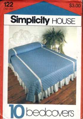 10 BED COVERS Patterns FLOUNCE Patch Puff Quilt BOX Tufted TUCK Dust ...