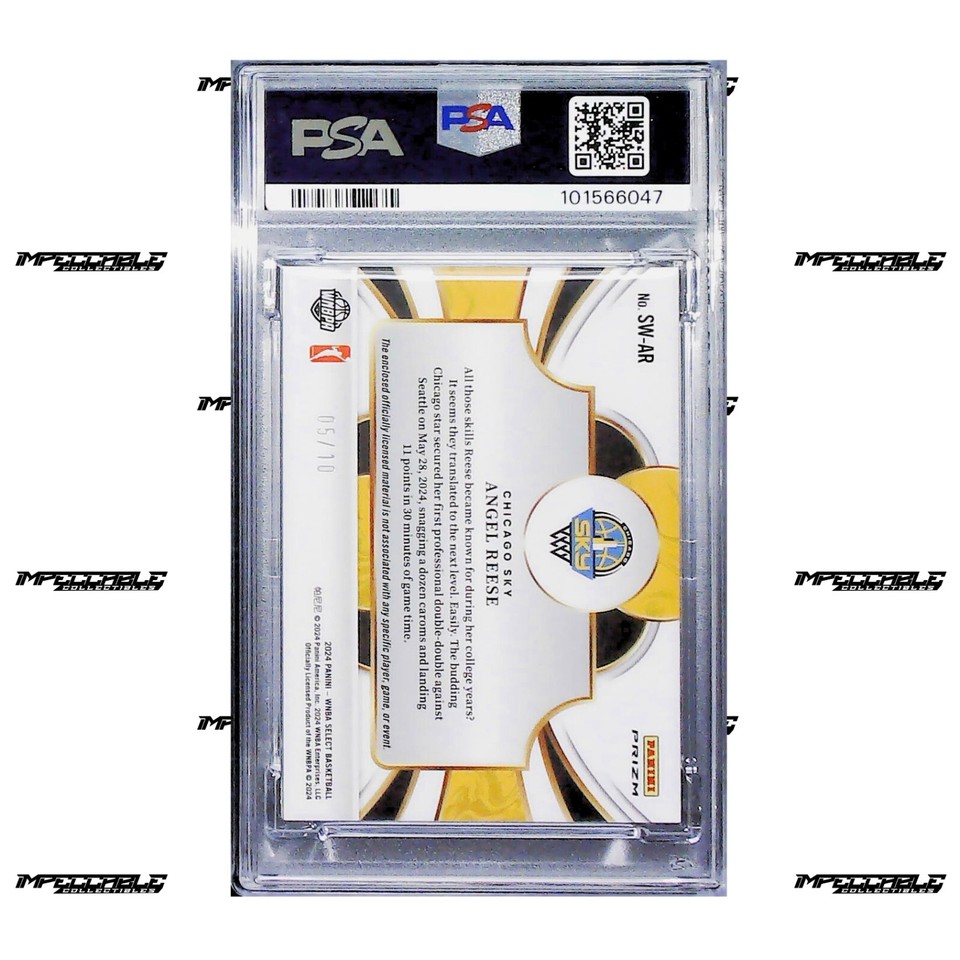 2024 Panini Select WNBA - Gold #SW-AR Angel Reese Rookie Patch /10 ...