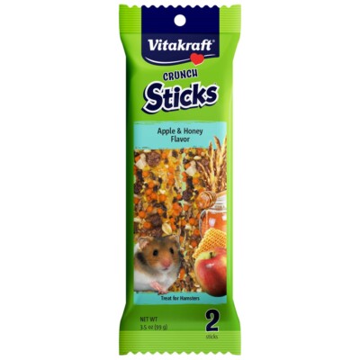 RA Crunch Sticks - Apple & Honey Flavor Hamster Treat - 3.5 oz (2 Pack ...