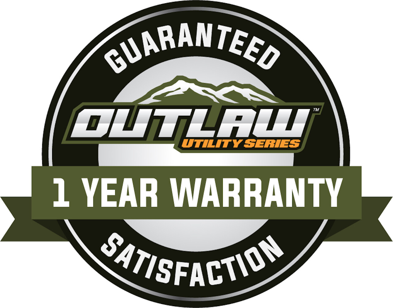 Outlaw OU2002 ATV UTV Aluminum Box Rear Storage Rack Cargo Mount Trunk ...