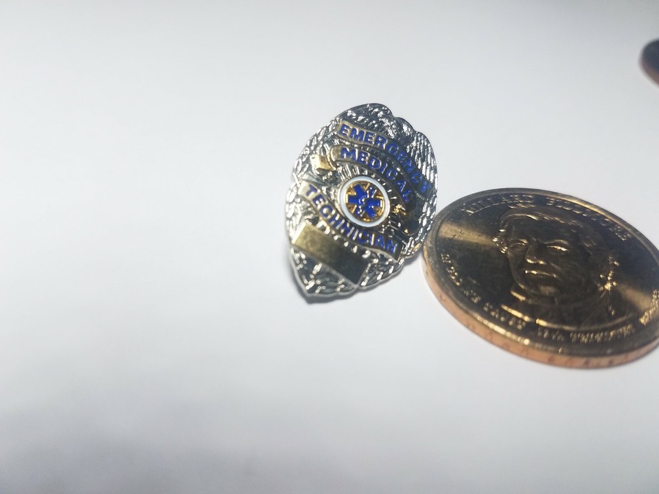 Emergency Medical Technician EMT MINI PIN Lapel Hat Tie Tack EMS ...