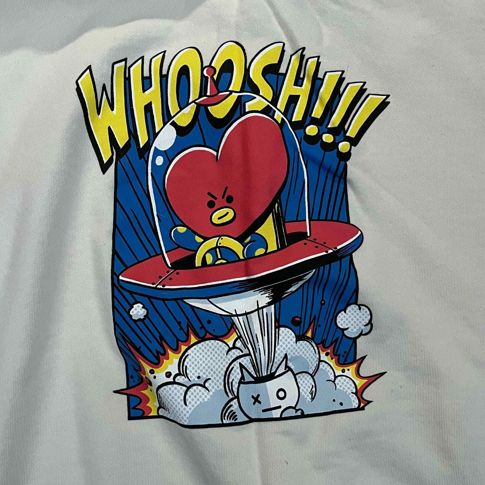 Line Friends BT21 Tata Graphic Hoodie - Size XL - Gem