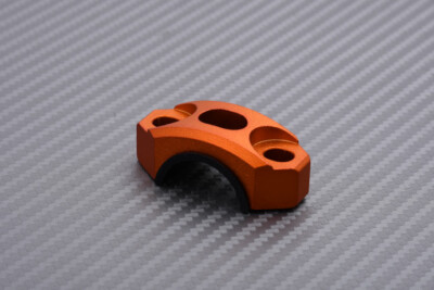 ZETA ZE40-9114 Half Moon Handlebar Clamp Orange | eBay