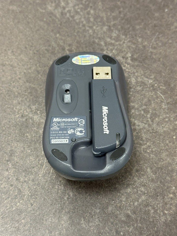 Genuine OEM Microsoft Wireless Mobile Mouse 3000 PC| Mac USB MODEL 1359 ...