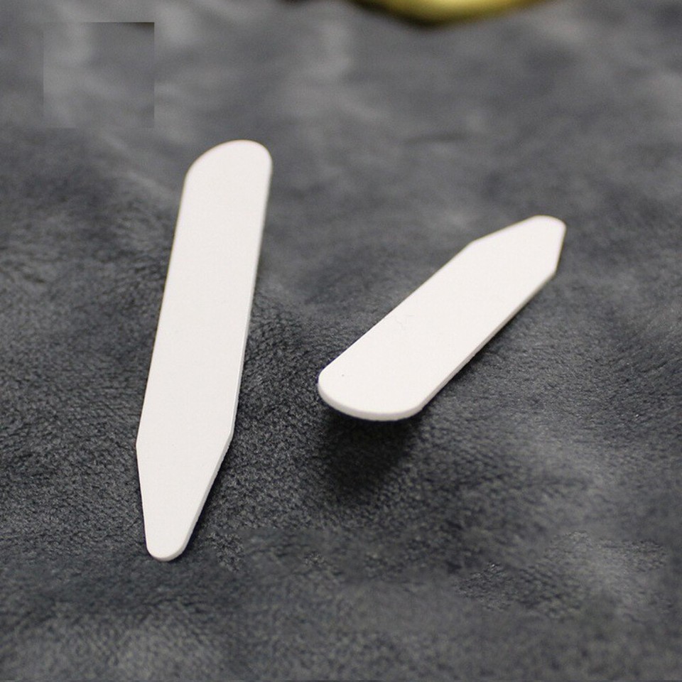 12-60X Collar Stiffeners 6cm, Formal Men Shirt Bones Inserts Stays ...