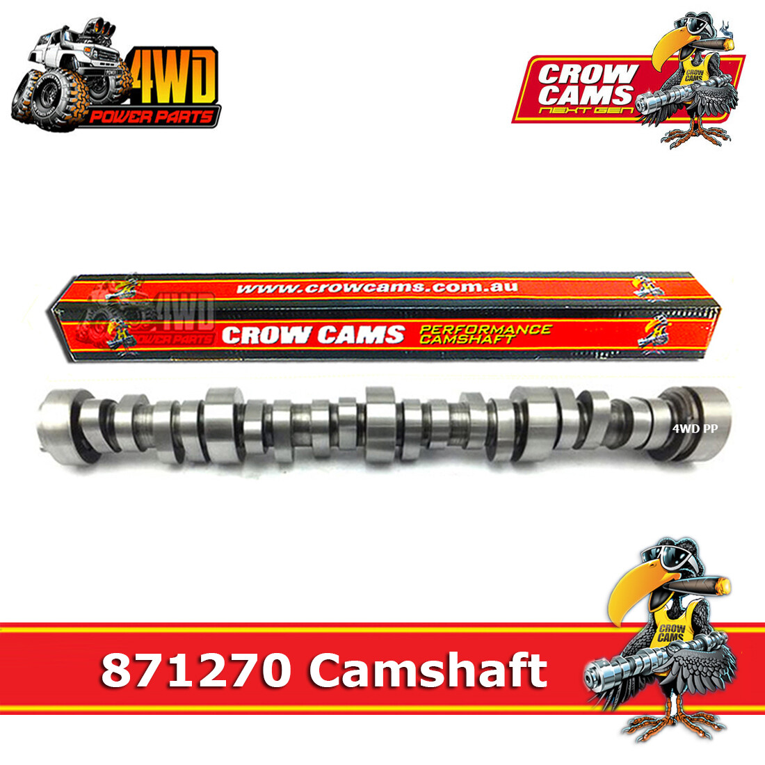 Crow Cams 3 Bolt Camshaft for Holden V8 LS1 LS2 LS3 LS7 L98 223/228@.50 ...