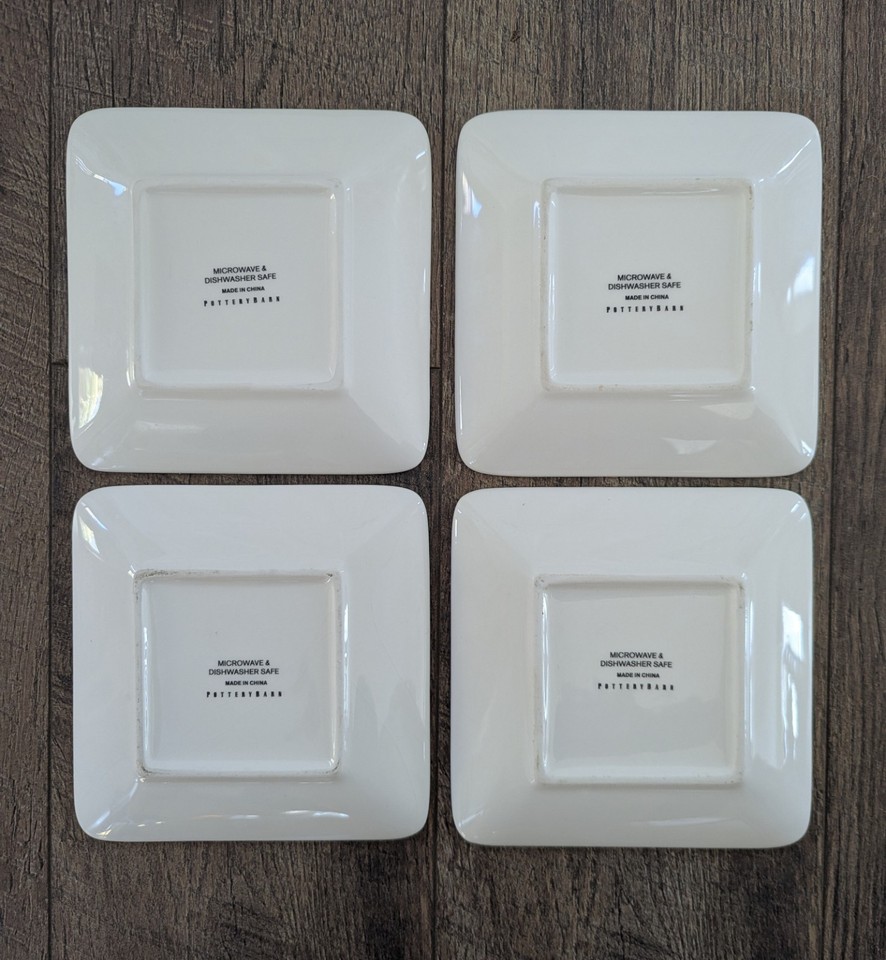 Christmas Snack Plates Pottery Barn-Reindeer,Moose, Elk, Buck | eBay